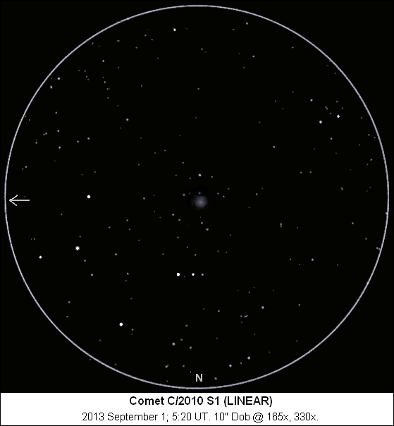 Comet C/2010 S1 (LINEAR) - Solar System Observing - Cloudy Nights
